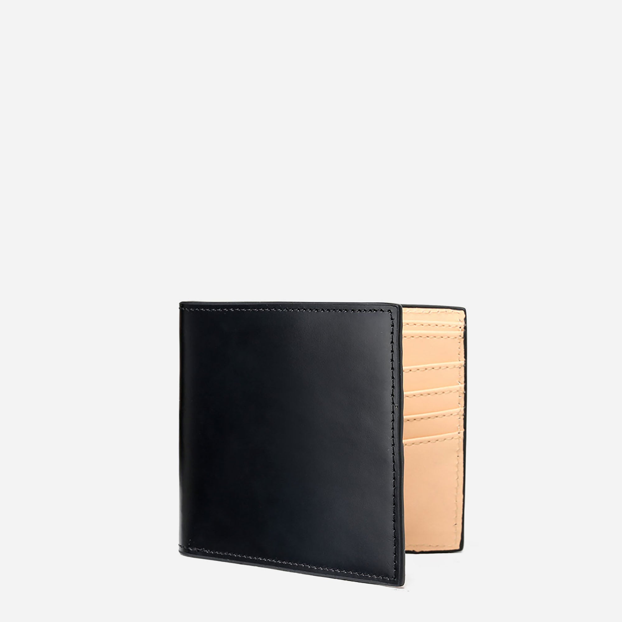 Colorblock Leather Wallet - Billfold Men Wallet | Dude & Bestie